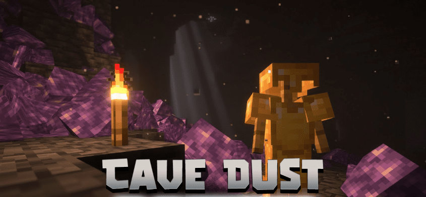 Мод Cave Dust для Minecraft • Модификации в EightySeven Mods